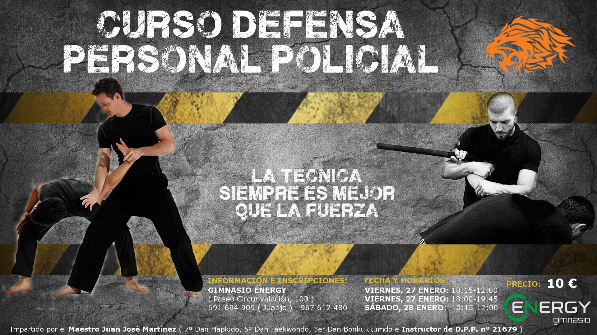 Curso Defensa Personal Policial – Hapkido Albacete